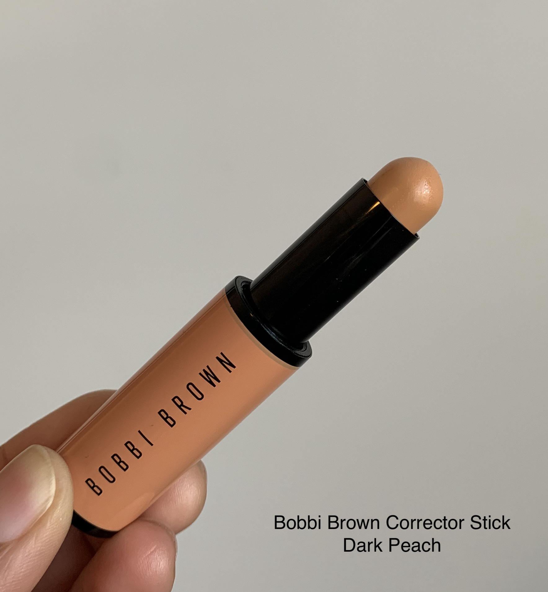 Bobbi Brown Skin Corrector Stick (Dark Peach Swatch and Comparison to ...