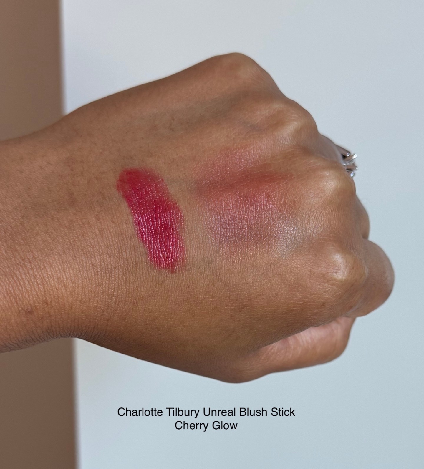 Charlotte Tilbury Unreal Healthy Glow Blush Stick (Cherry Glow Swatch ...